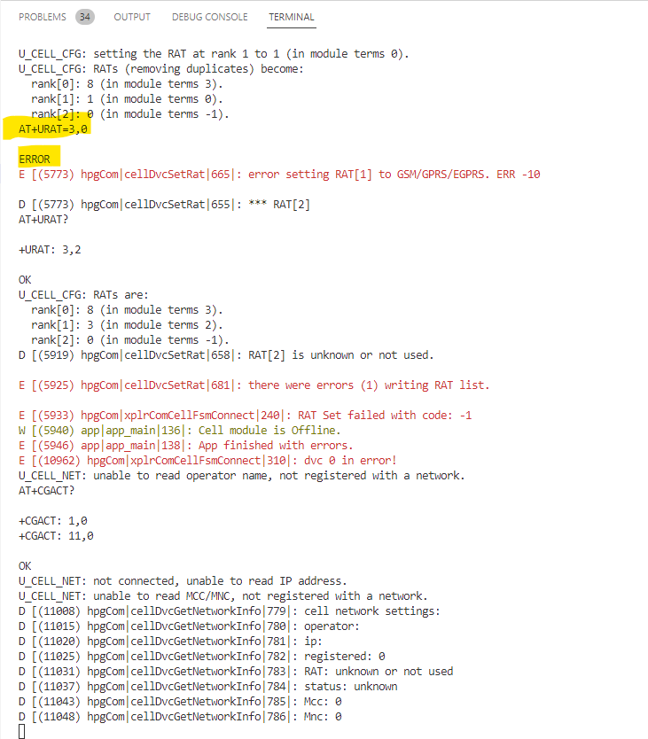Example project hpg_cell_register not working - LARA module not responding · Issue #3 · u-blox ...