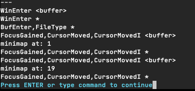 Switching to Minimap Window using Keyboard starts at the very bottom or last line · Issue #133 ...