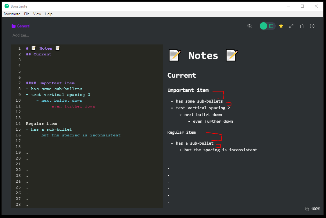 Inconsistent vertical spacing · Issue #2118 · BoostIO/BoostNote-Legacy · GitHub