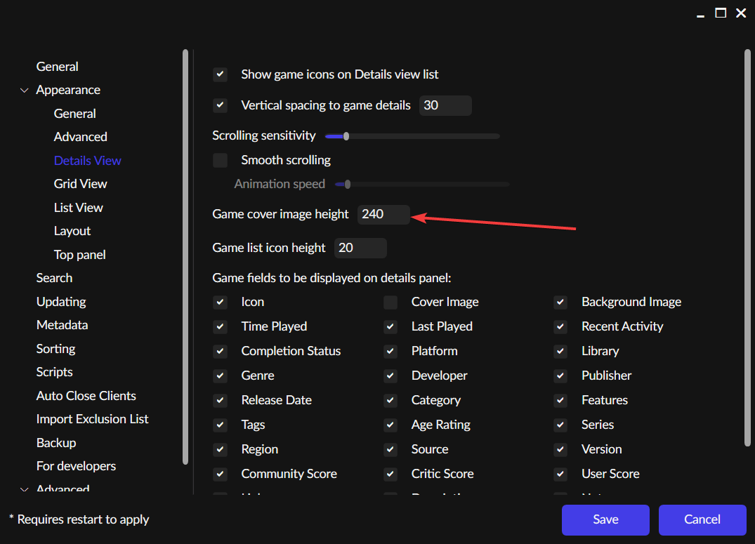 Cover size in Details view · Issue #7 · darklinkpower/Mythic · GitHub