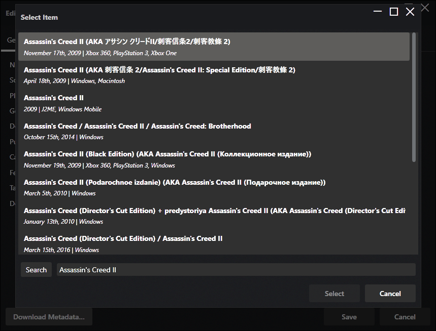 MobyGames: Downloaded metadata name contains HTML entity · Issue #45 · Jeshibu ...