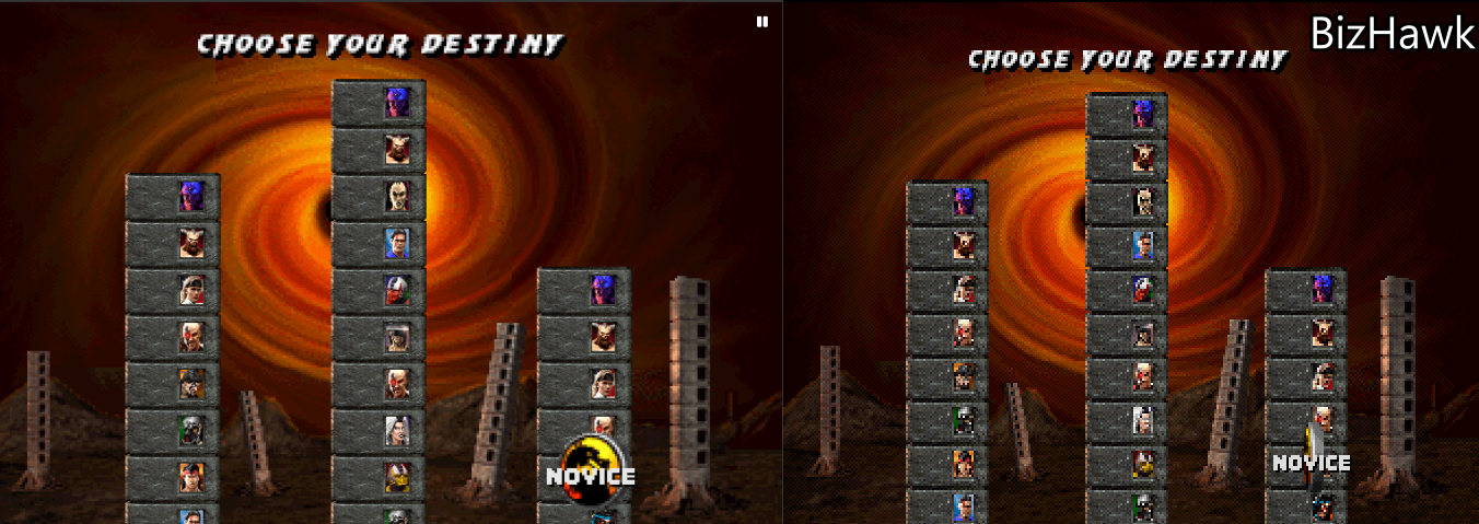 Mortal Kombat Trilogy/Mortal Kombat 3 - Dithering on Backgrounds ...