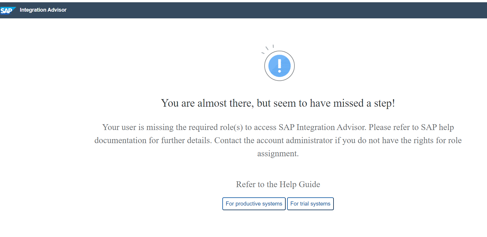 Set Up Integration Suite Trial · Issue #7374 · sap-tutorials/Tutorials · GitHub