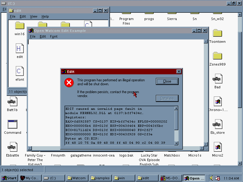 Getopenfilename Crashes In Win9x · Issue 844 · Open Watcomopen Watcom V2 · Github 0546