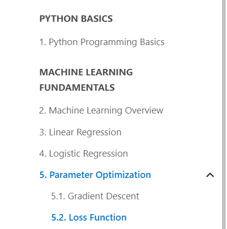 Table of contents problem · Issue #9 · ocademy-ai/machine-learning · GitHub