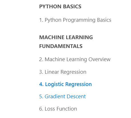 Table of contents problem · Issue #9 · ocademy-ai/machine-learning · GitHub