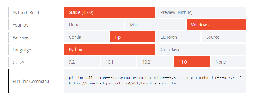 Installation Fails On Windows With The Pre Generated Command · Issue 48545 · Pytorchpytorch