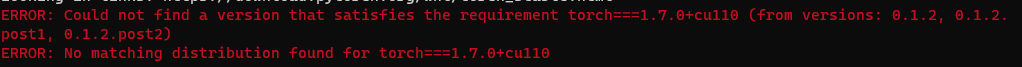 Installation fails on Windows with the pre-generated command · Issue #48545 · pytorch/pytorch ...