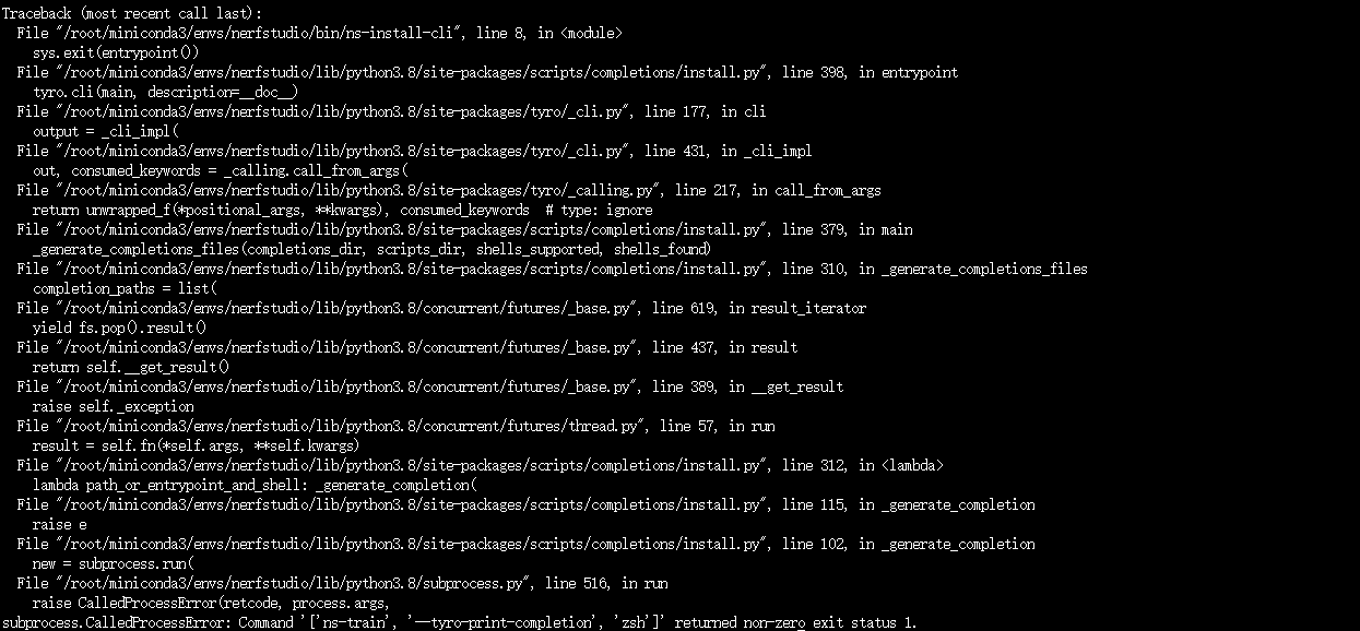 ns-install-cli errors · Issue #1 · nerfstudio-project/nerfstudio-method-template · GitHub