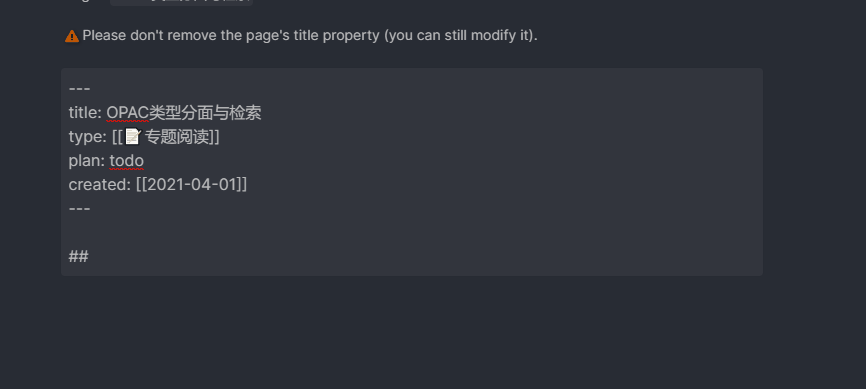 0.0.16 win桌面版，编辑page属性，会造成md文件重复 · Issue #1578 · logseq/logseq · GitHub