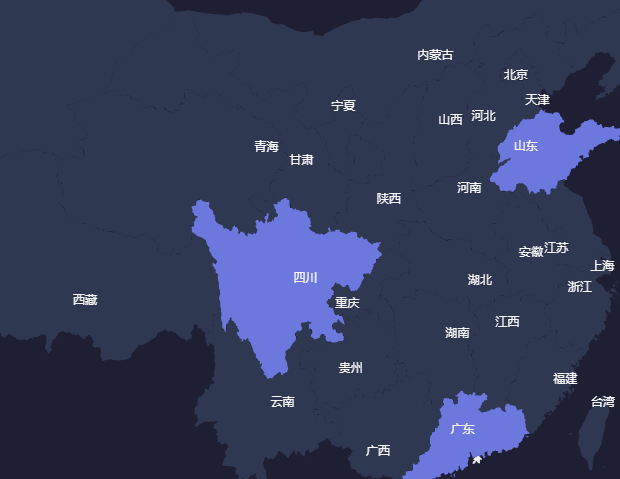 Map 中国地图hover或selected某一省份设置不同颜色 · Issue 7230 · Apacheecharts · Github