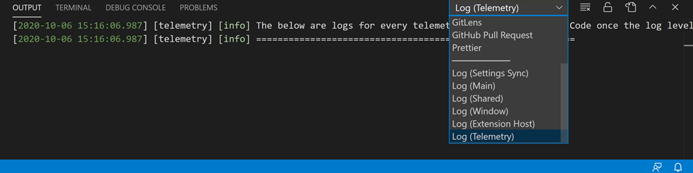 No Log Telemetry Output In Codespaces · Issue 108250 · Microsoftvscode · Github