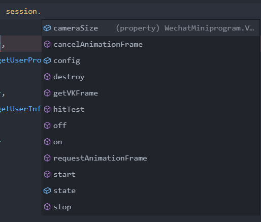 Interface Vksession落后文档太多 · Issue 257 · Wechat Miniprogramapi Typings · Github