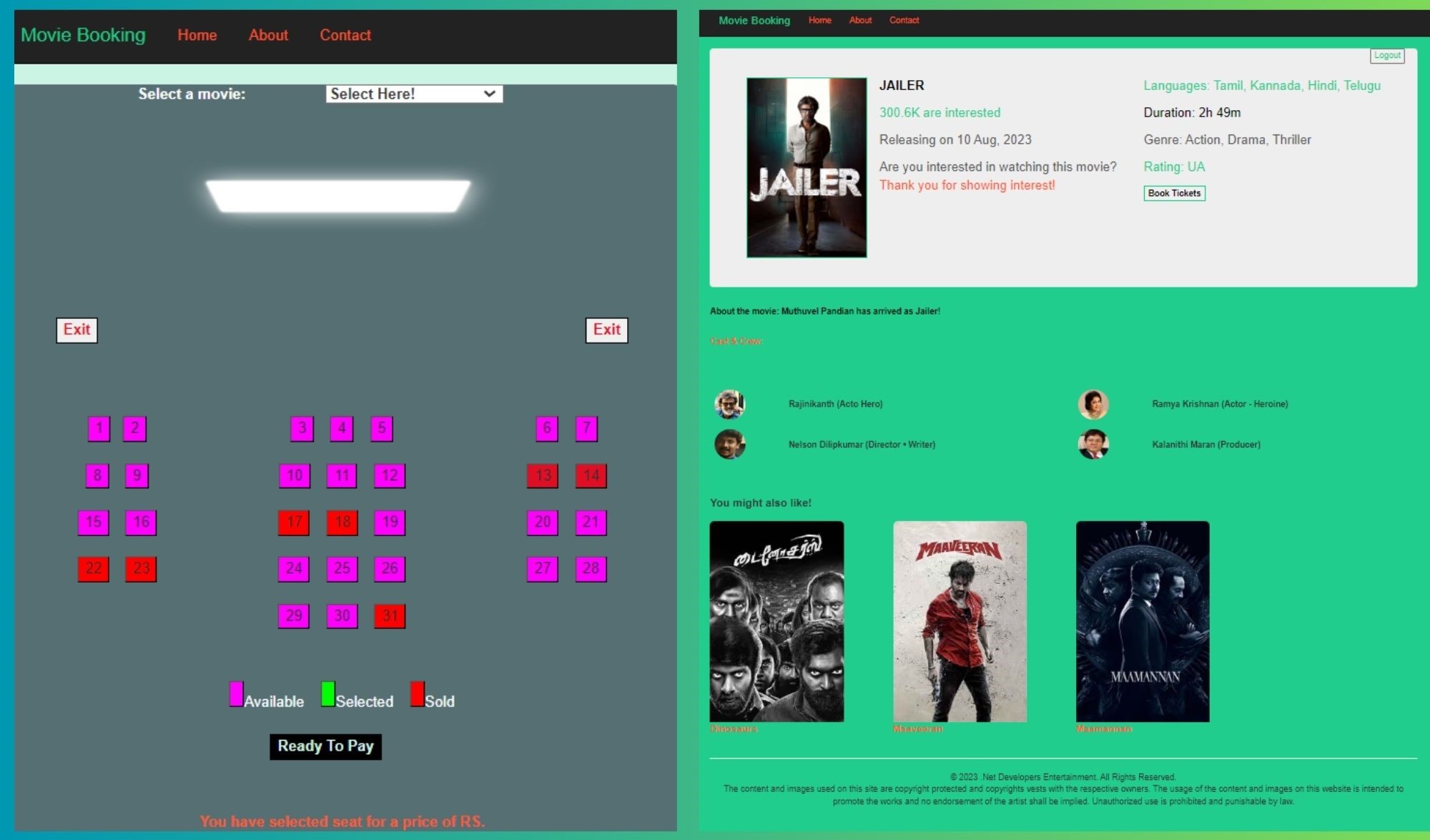 GitHub - Kannan-Sureshsasi/Movie-Booking