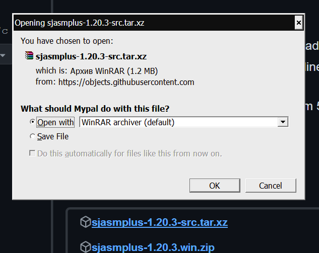 Annoying Open With By Default Instead Of Save File · Issue 271 · Feodor2mypal68 · Github 