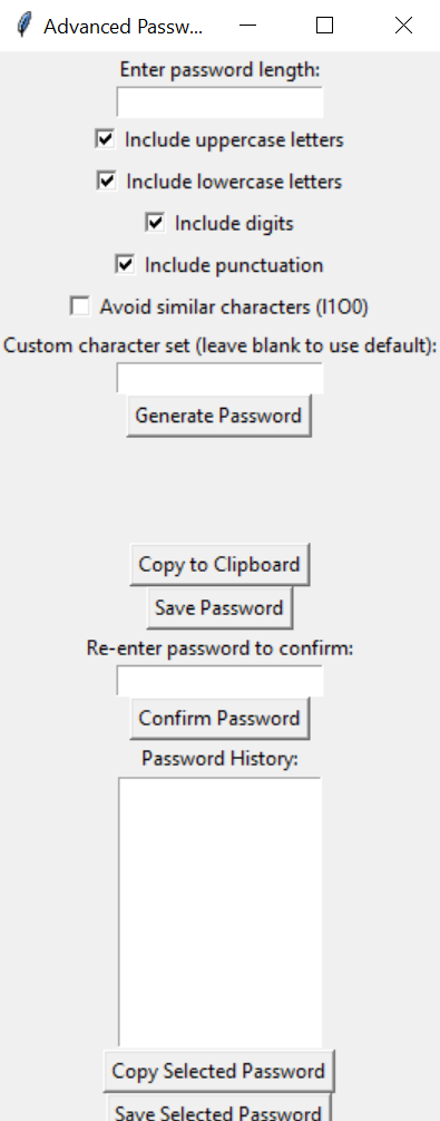 GitHub - NotserpIsHere/Advanced-Password-Generator: Password Generator wroten in Python