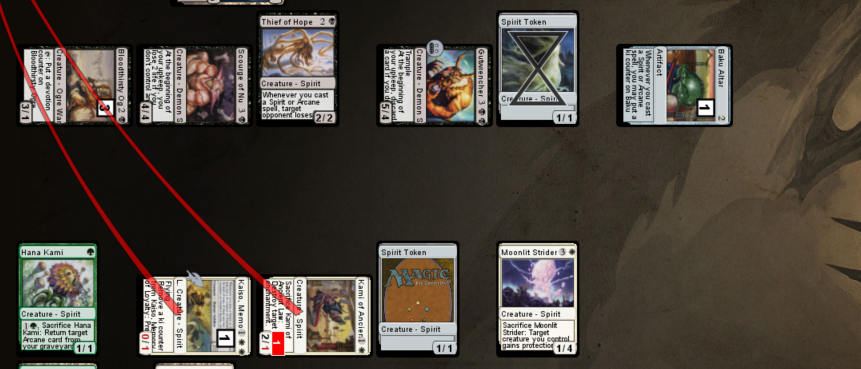 Colorless non-flying spirit tokens show as white flying ones · Issue ...