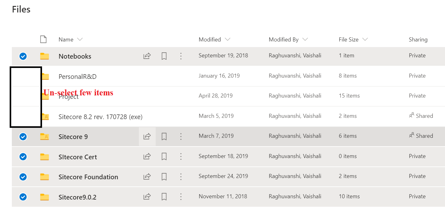 [Feature request]Show-ListView Report | Select/Un-select all option for listed items · Issue ...