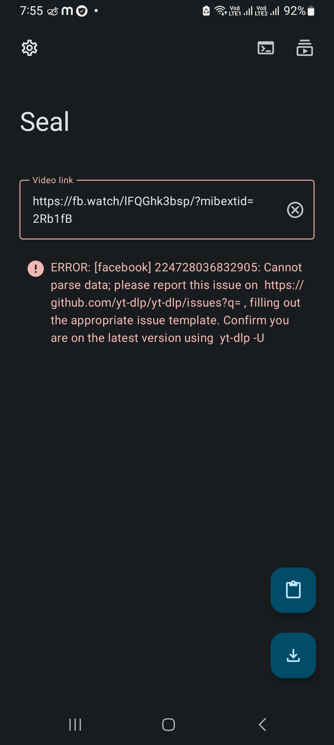 Facebook · Issue #930 · JunkFood02/Seal · GitHub