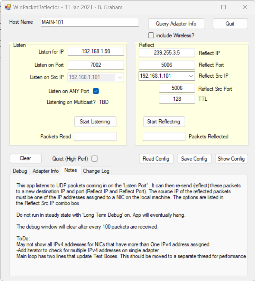 GitHub - Flinterpop/WinReflect: Simple Network Packet Reflector