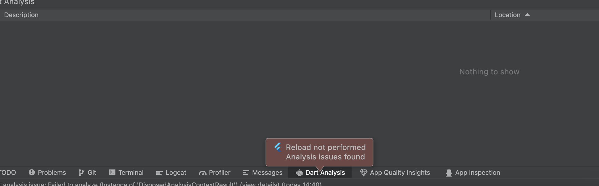 Enforcing non-nullable type on a nullable param in constructor breaks hot reload / hot restart ...