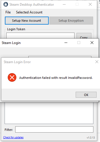 Cannot login · Issue #946 · Jessecar96/SteamDesktopAuthenticator · GitHub