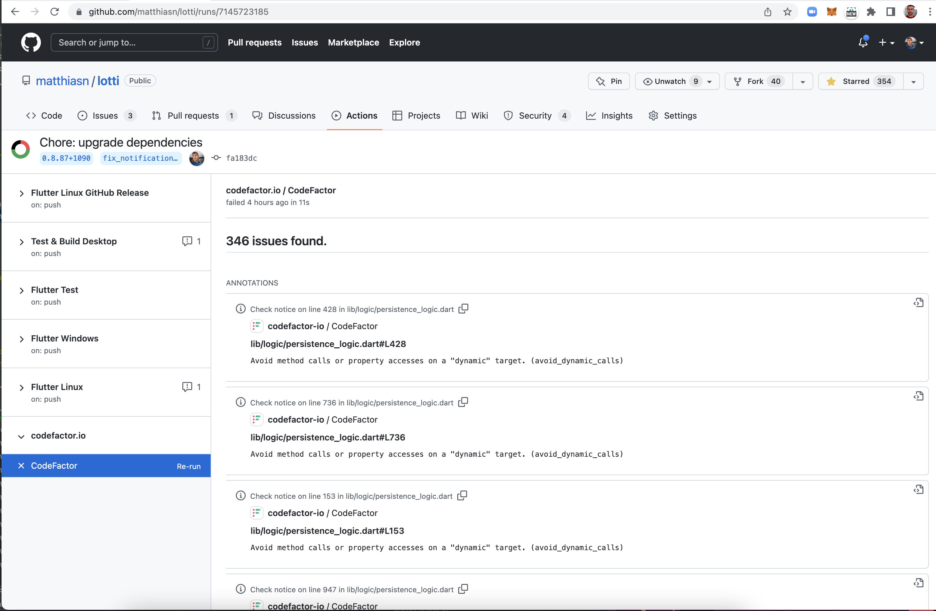 False Positives · Issue 48 · Codefactor Iocodefactor · Github