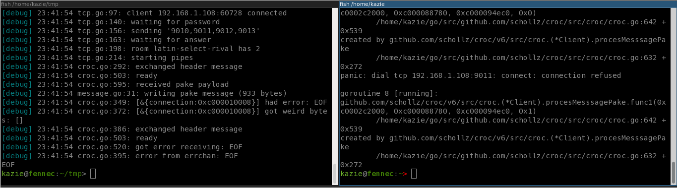 croc starts eating a lot of CPU if noone retrieves file. · Issue #168 · schollz/croc · GitHub