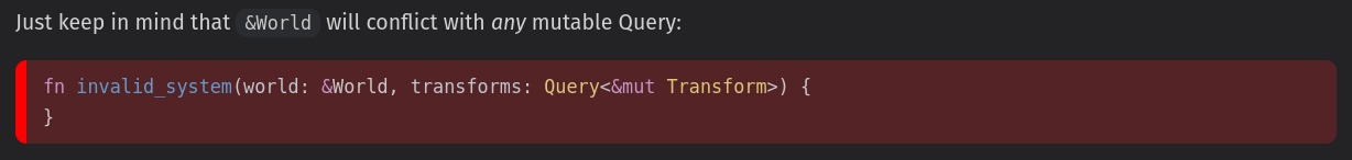 Make incorrect code examples accessible · Issue #418 · bevyengine/bevy-website · GitHub