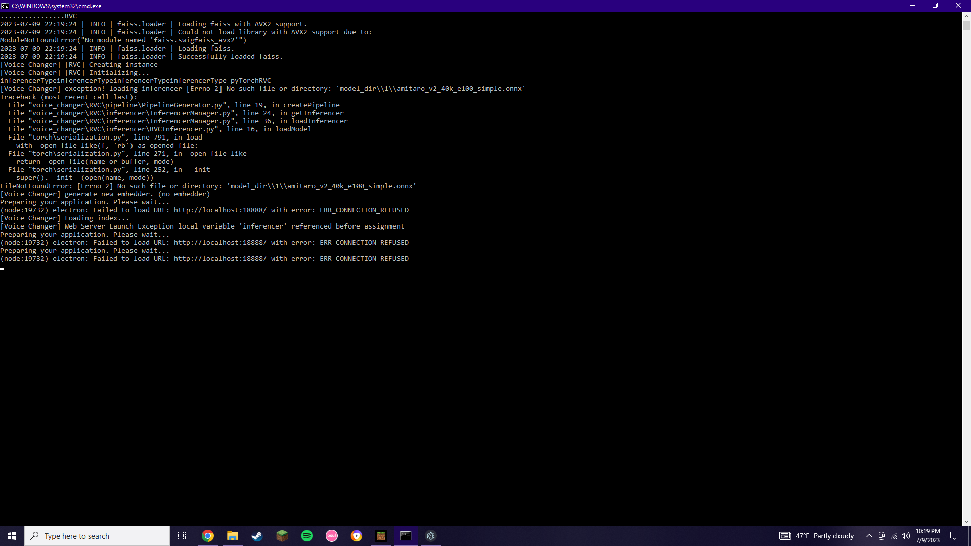 ERR.CONNECTION_REFUSED · Issue #446 · w-okada/voice-changer · GitHub