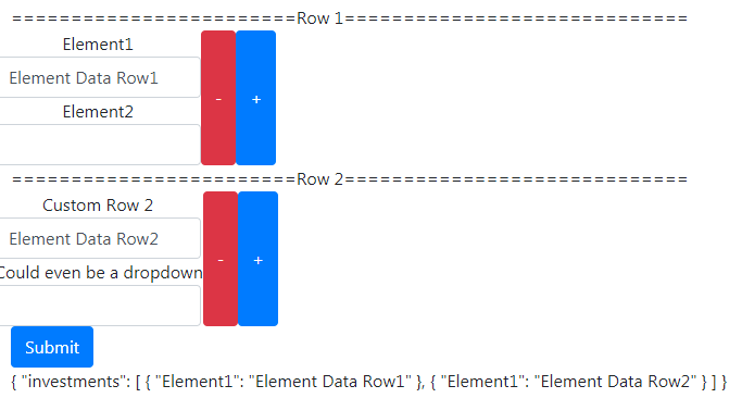 Question: Field Array Rows Advanced · Issue #914 · ngx-formly/ngx ...