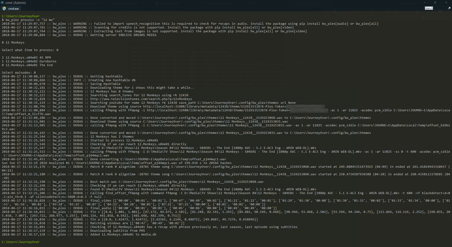 Couple Things · Issue #42 · Hellowlol/bw_plex · GitHub