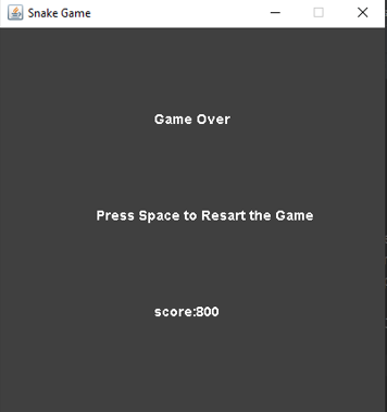 GitHub - jaswantgurjar/SnakeGame: A simple snake game in java