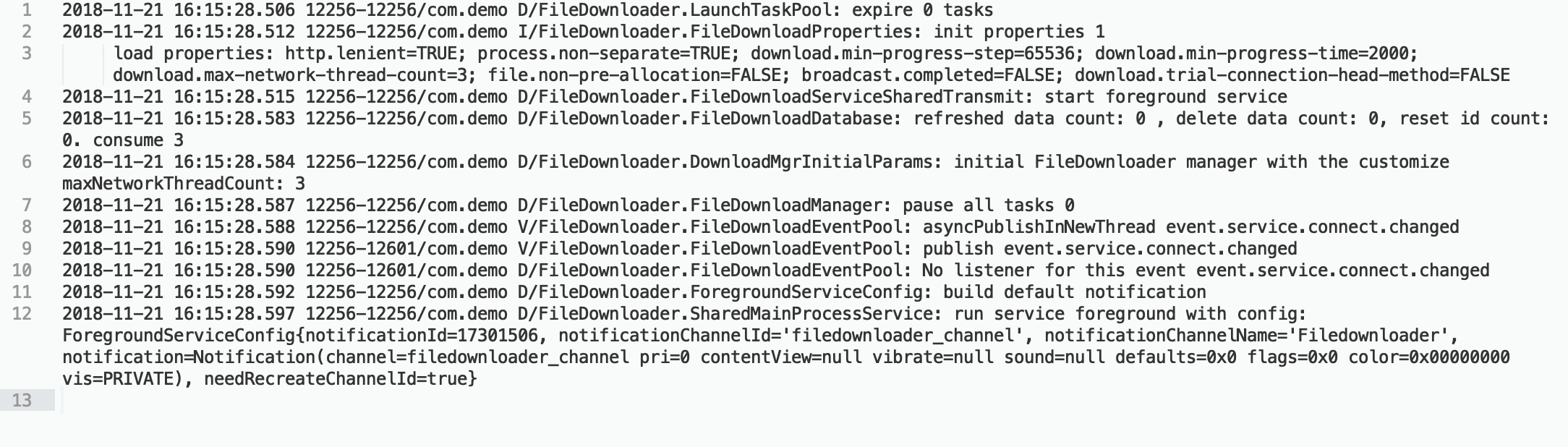 Occur [FileDownloader is running] notification despite there is no downloading task. · Issue ...