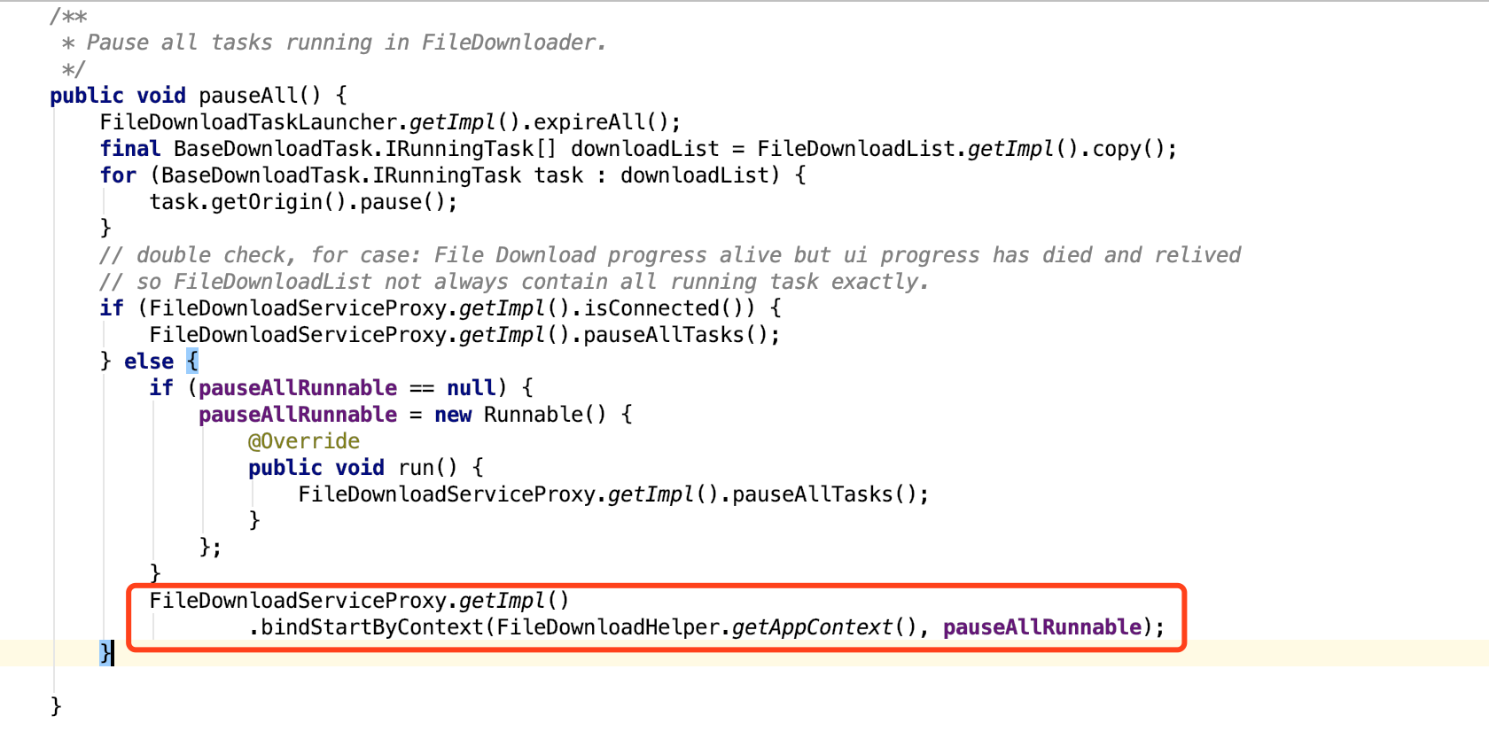 Occur [FileDownloader is running] notification despite there is no ...