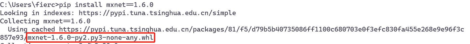 1.6.0 installation error using pip on windows platform · Issue #17730 · apache/mxnet · GitHub