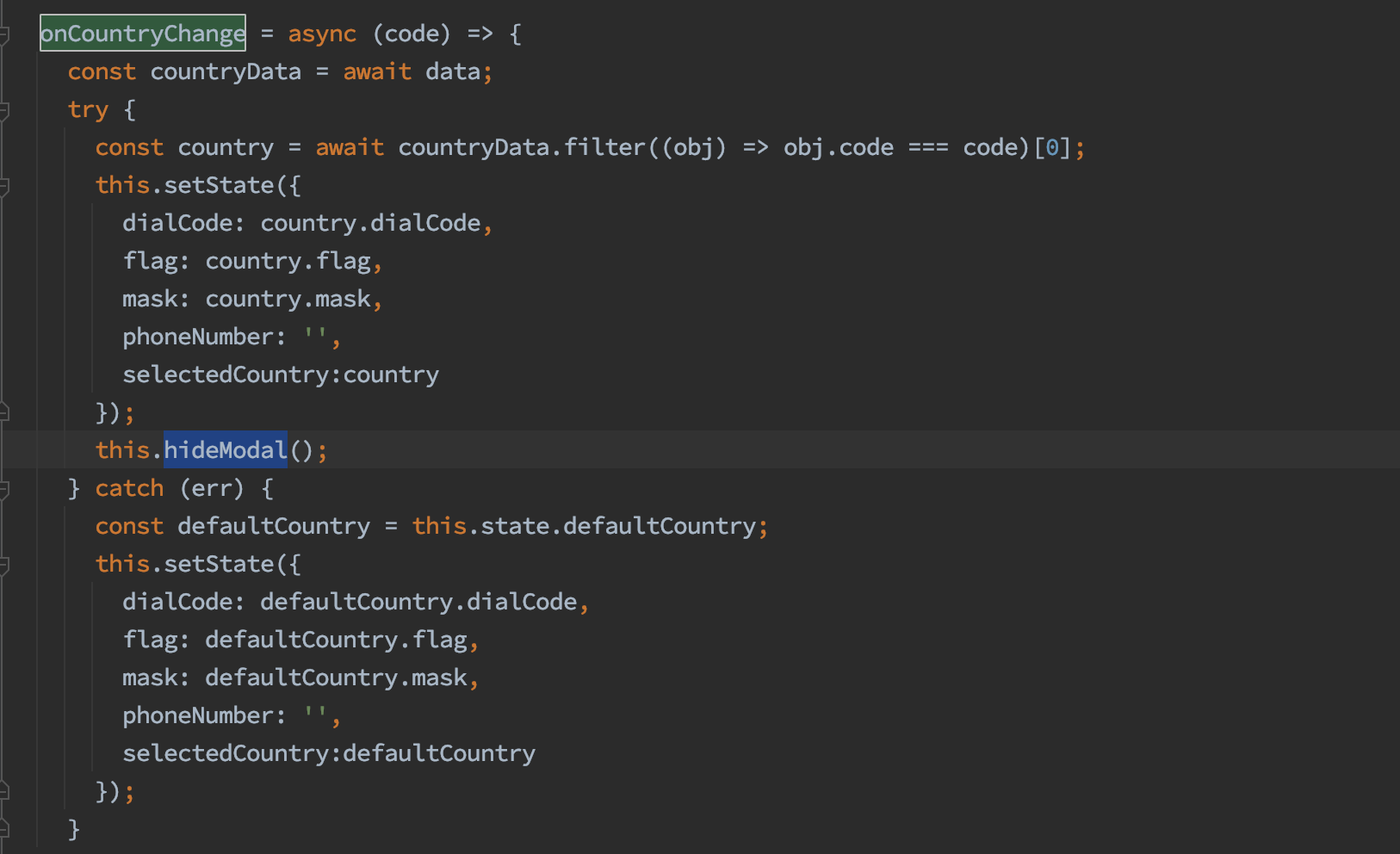 countryCode change doesn't trigger onChangeText event · Issue #60 · MuhammedAlmaz/React-Native ...