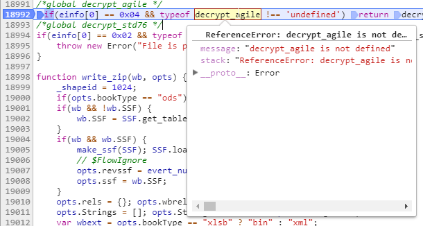 decrypt_agile is undefined · Issue #1036 · SheetJS/sheetjs · GitHub