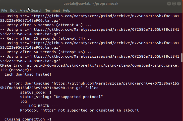 cmake is time consuming, stuck in hunter · Issue #524 · luxonis/depthai ...