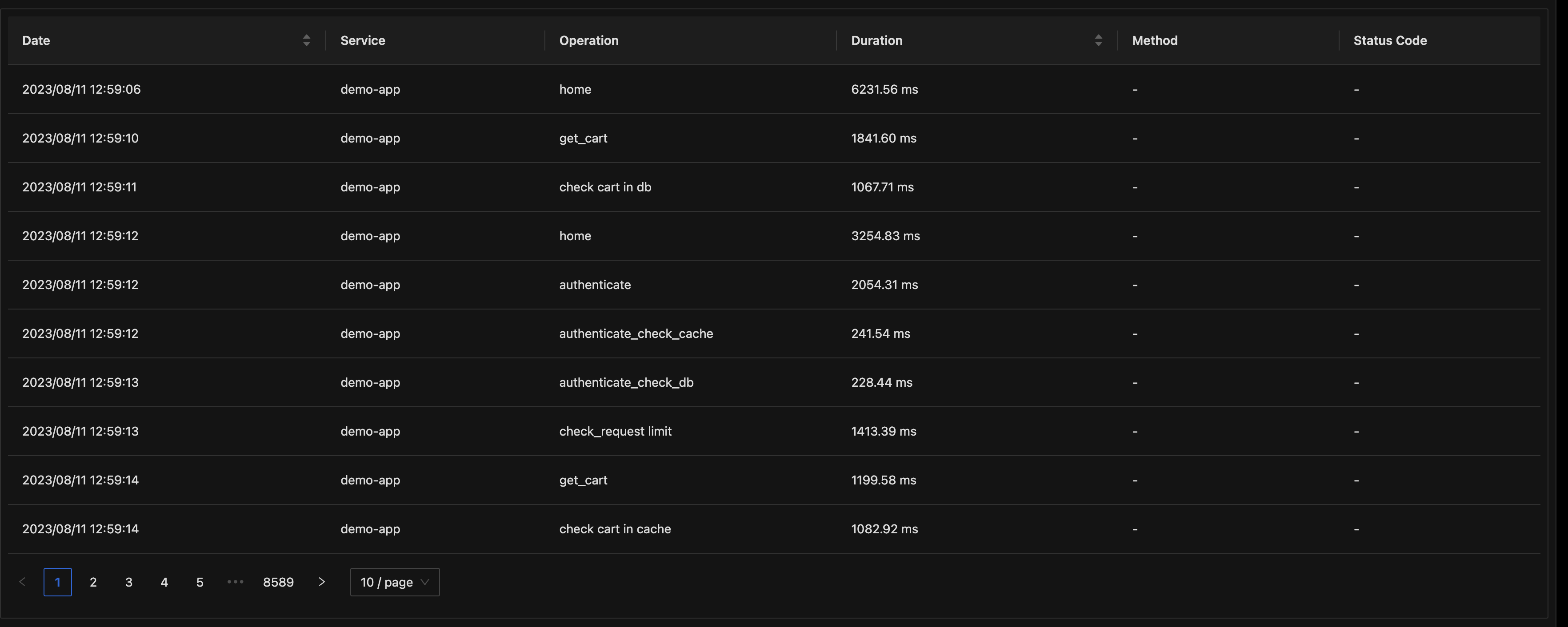 Right align the columns and Column headers that has numbers · Issue #3323 · SigNoz/signoz · GitHub