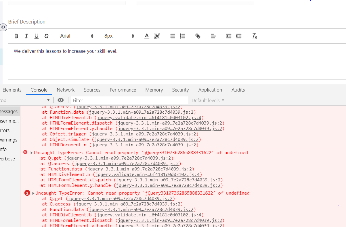 Uncaught Typeerror Cannot Read Property Jquery33107362865888331622 Of Undefined · Issue 3022