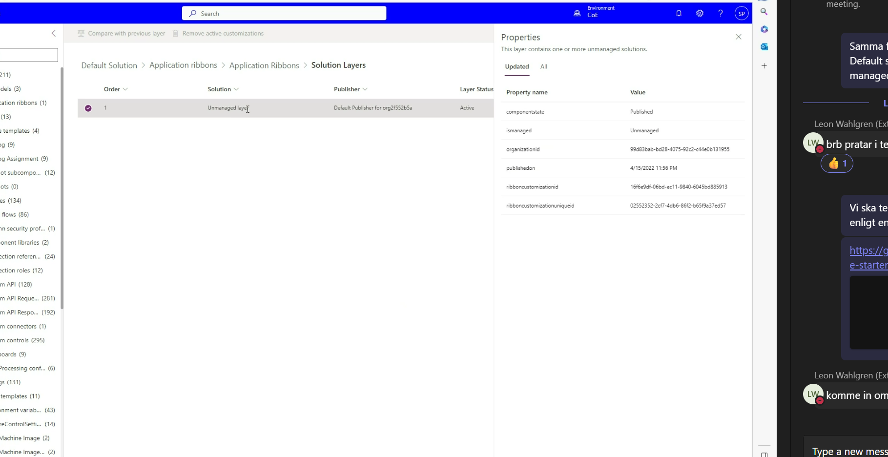 Coe Starter Kit Bug Cannot Make Default Solution Managed Due To Application Ribbon Layer