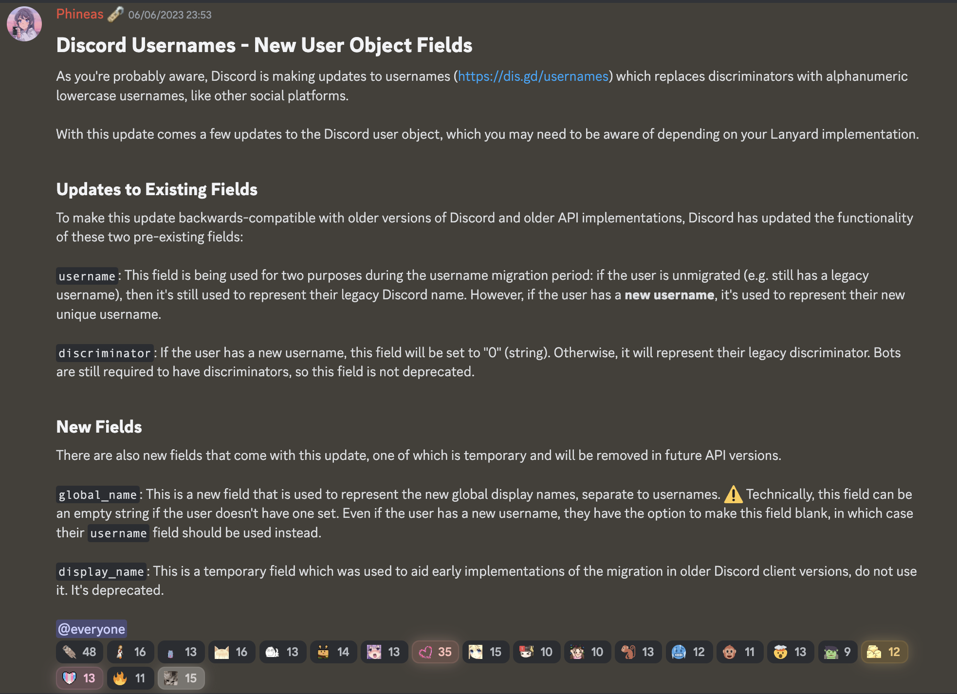 New username system · Issue #209 · Phineas/lanyard · GitHub