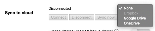 Dropbox sync option is greyed out and unselectable · Issue #942 · openstyles/stylus · GitHub