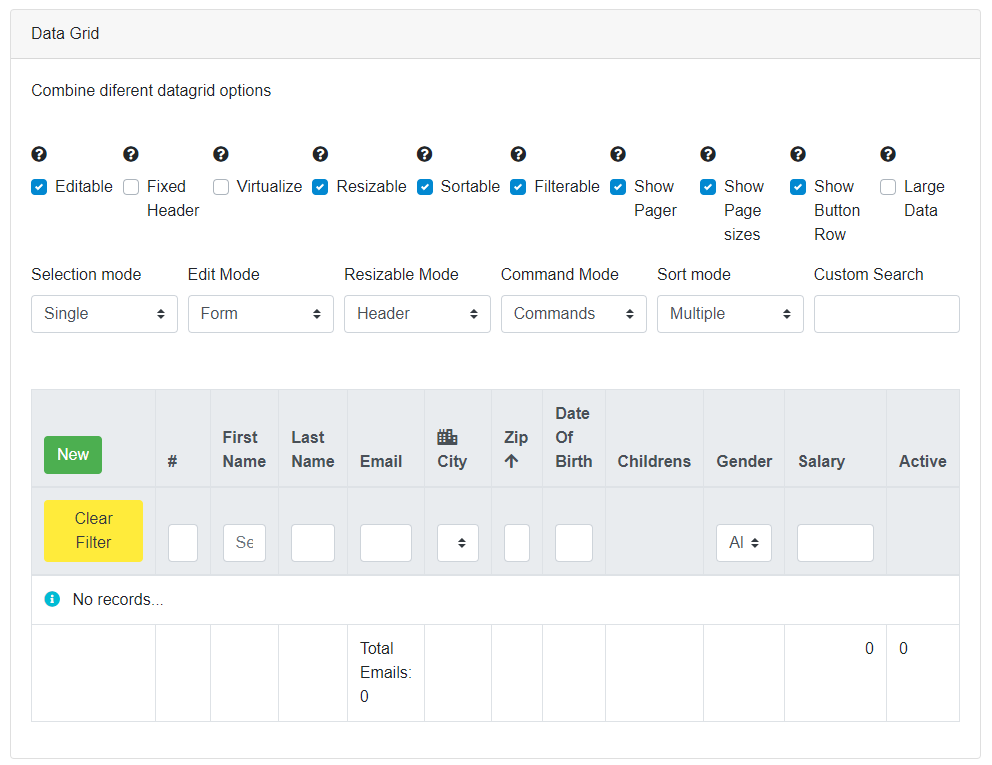 EmptyTemplate is not rendered in DataGrid when data is empty · Issue #4390 · Megabit/Blazorise ...