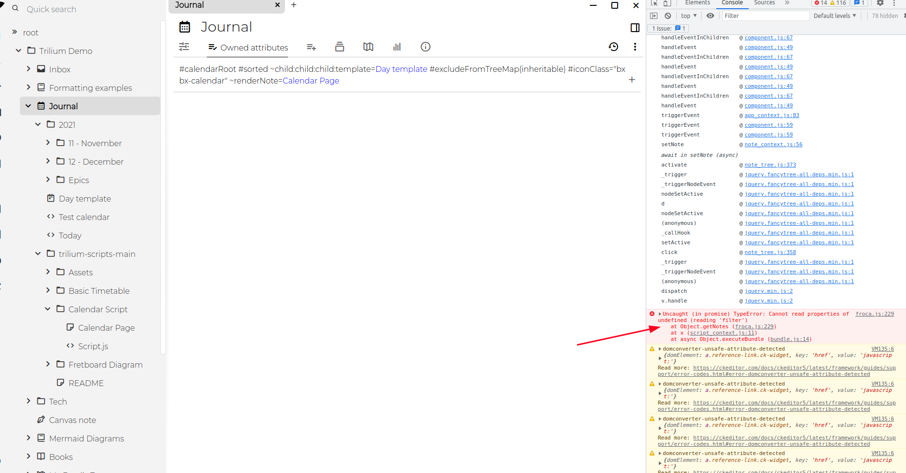 Journal calendar not working with version 0.54.2 · Issue #2 · Mangiola/trilium-scripts · GitHub