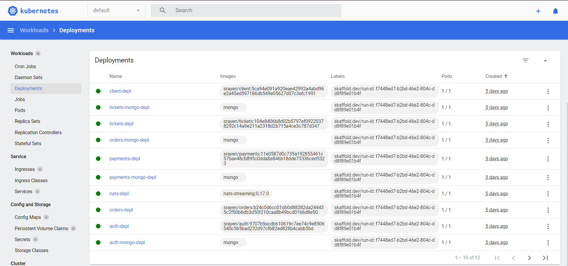 deployments · Issue #12 · SRayen/Ticketing-Microservices · GitHub