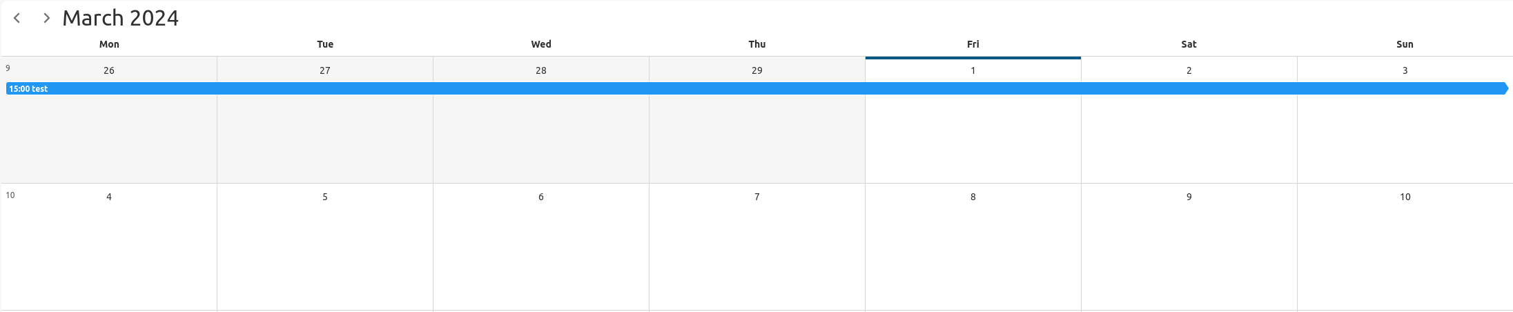 event sometimes not displaying properly at month end · Issue #5896 · tutao/tutanota · GitHub