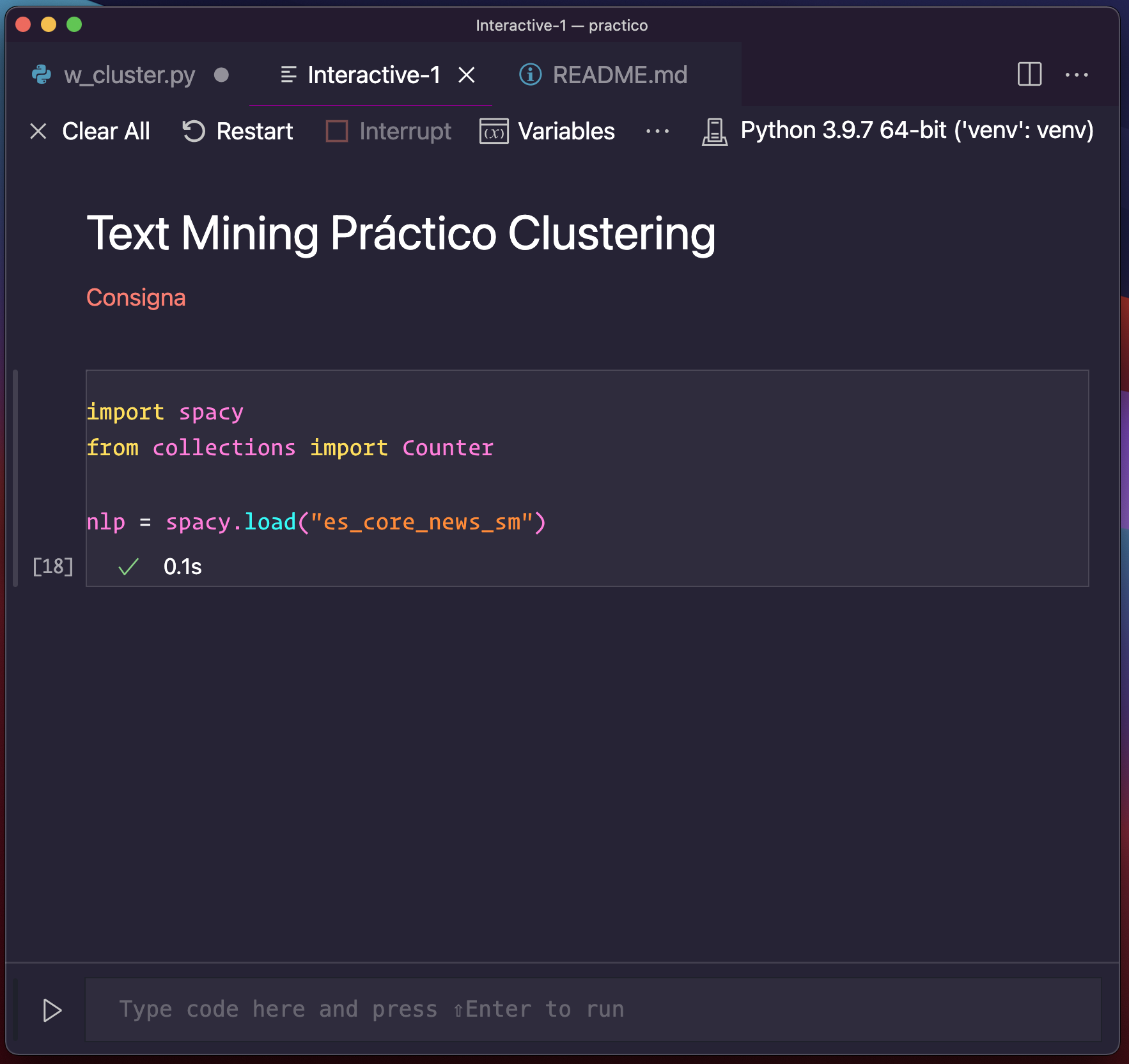 GitHub - mauroeparis/text_mining_clustering2021: Primer Práctico de la ...
