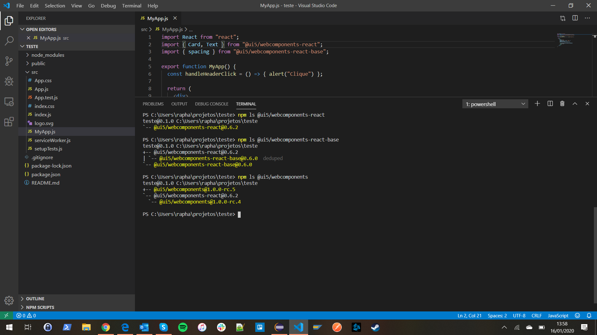 : Error when call him inside another object · Issue #269 · SAP/ui5-webcomponents-react · GitHub